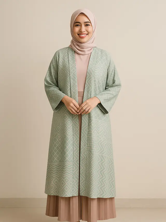 10 Model Cardigan Batik Panjang Terbaru 2025, Bisa Tetap Tampil Stylish ...