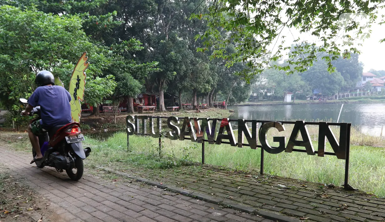 Kondisi Situ Sawangan, Destinasi Wisata Air di Kota Depok - Foto ...
