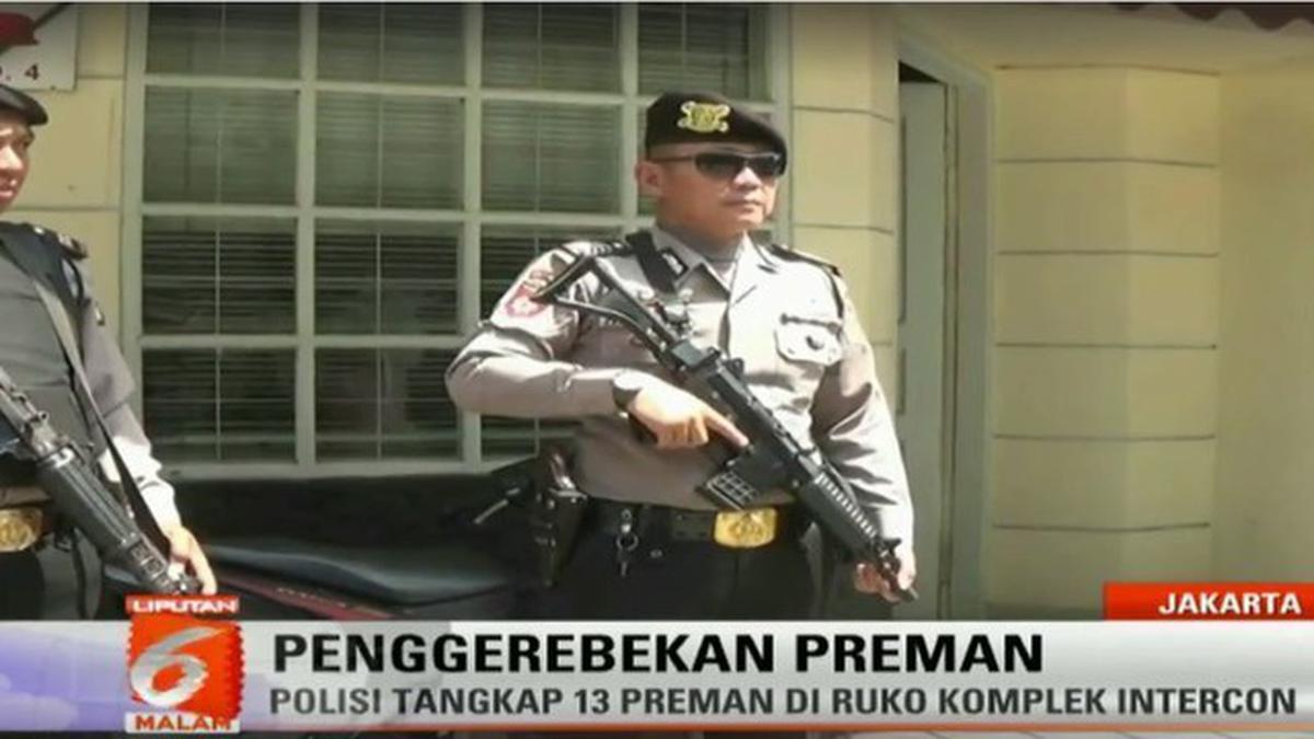 Polisi Amankan 13 Preman di Kompleks Ruko Intercon Jakarta - News ...
