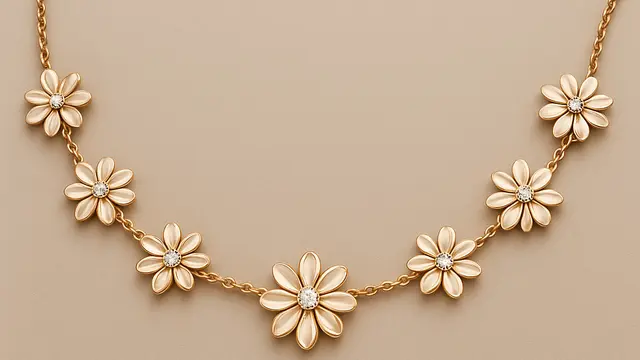 8 Kalung Model Bunga 10 Gram, Bikin Penampilanmu Makin Anggun di 2025 ...