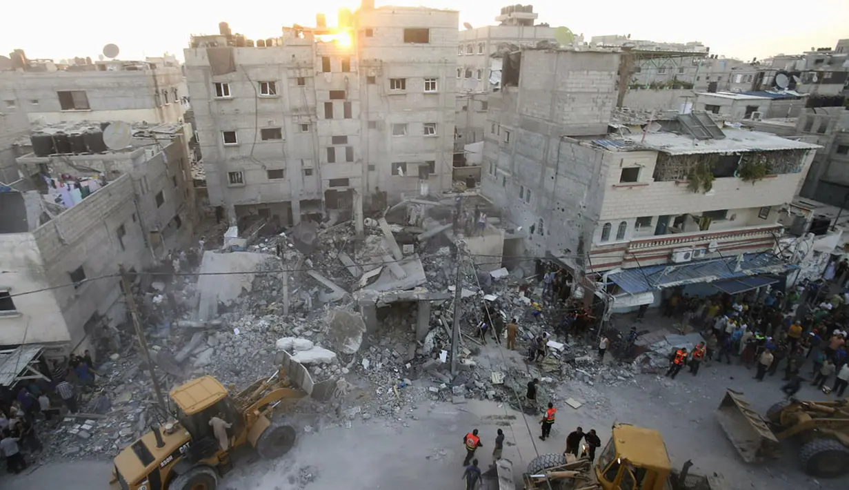 Serangan Militer Israel Hantam Pemukiman di Rafah - Foto Liputan6.com