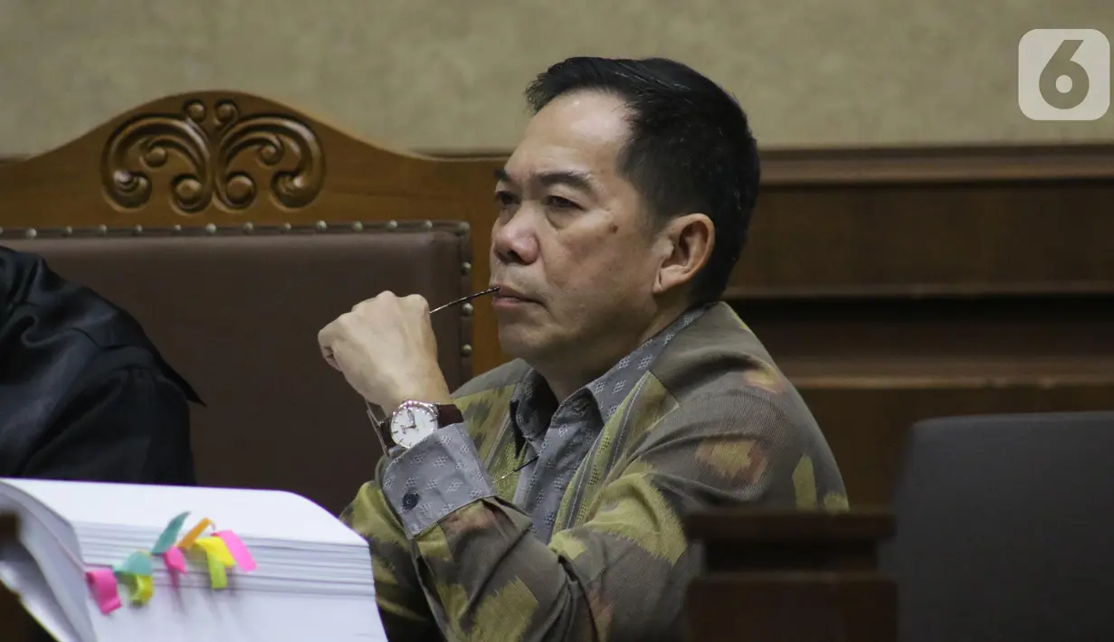 FOTO: Terdakwa Penyuap Aspidum Kejati DKI Jakarta Jalani Sidang ...