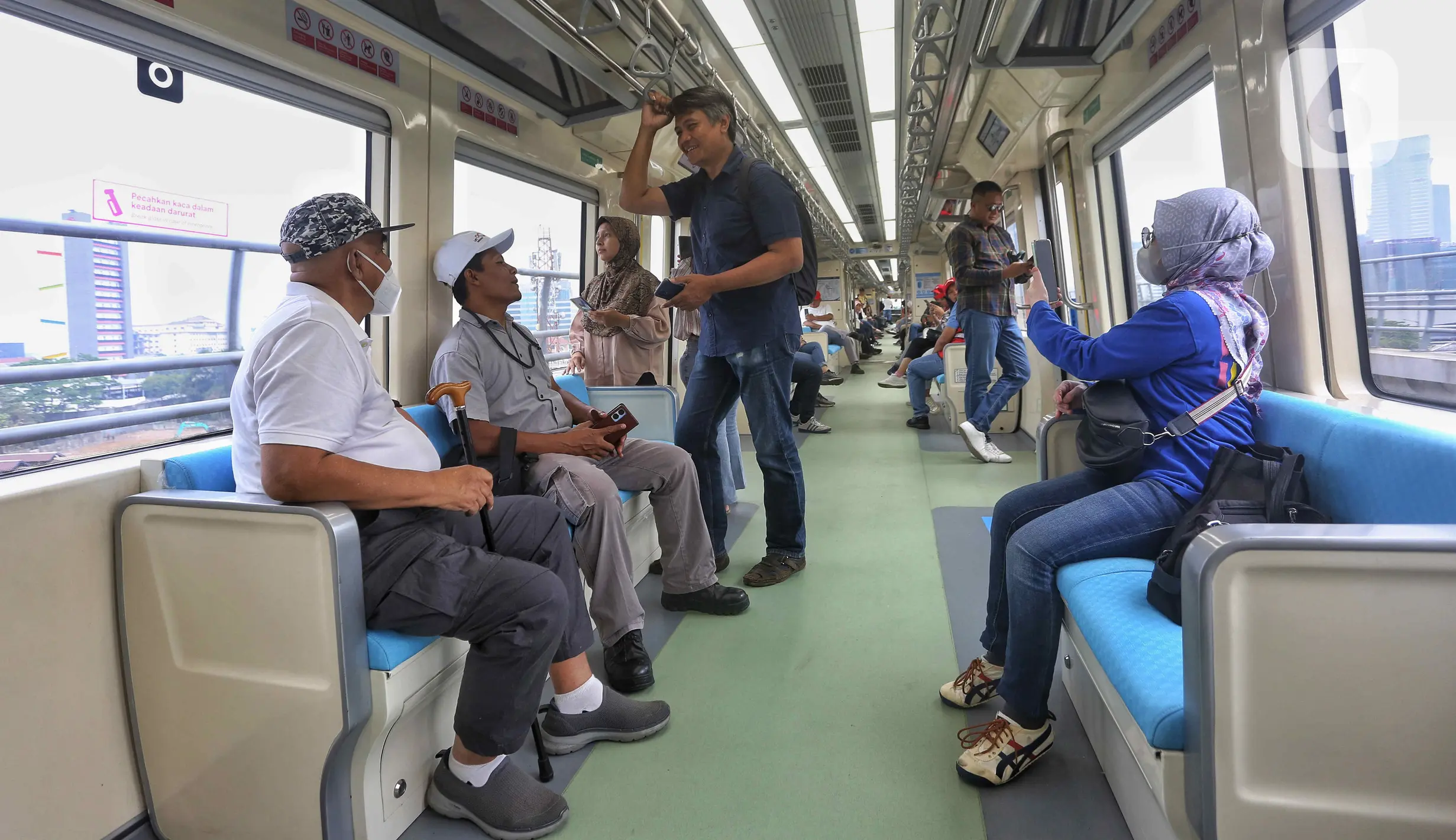 Resmi Dioperasikan Esok, LRT Jabodebek Layani Penumpang di 18 Stasiun - Foto Liputan6.com