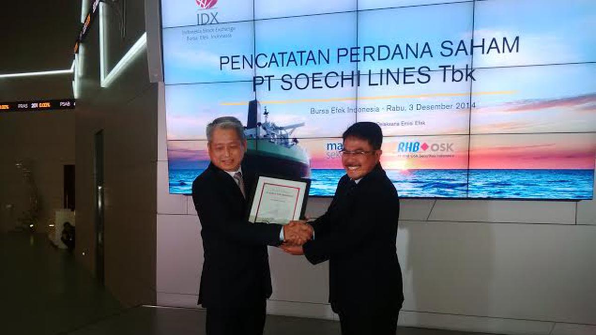 Soechi Lines Jadi Pendatang Baru di Pasar Modal RI - Saham Liputan6.com