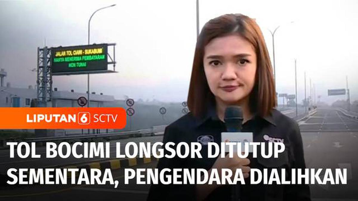 VIDEO: Live Report: Tol Bocimi Longsor Ditutup Sementara, Pengendara Dialihkan ke GT Cigombong ...