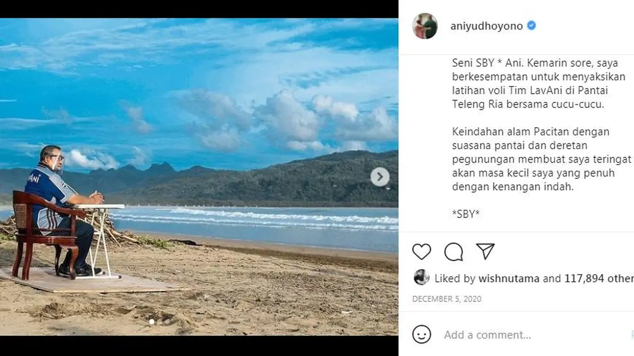 Keindahan Pantai Pacitan Jadi Inspirasi Lukisan Terbaru SBY - Lifestyle ...