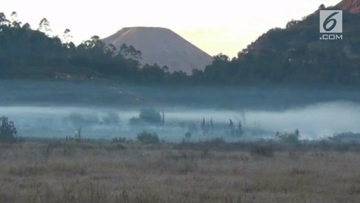 VIDEO: Fenomena Embun Es Muncul Lagi di Dieng