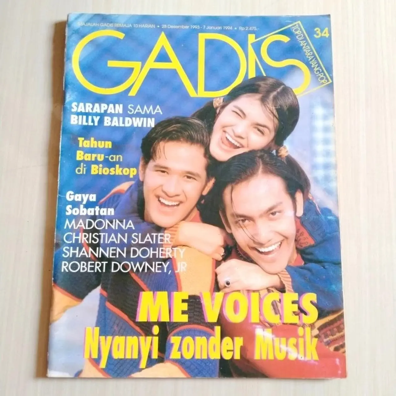 6 Foto Jadul Cut Tari Jadi Model Majalah 90-an Bareng Artis Lain, Curi ...