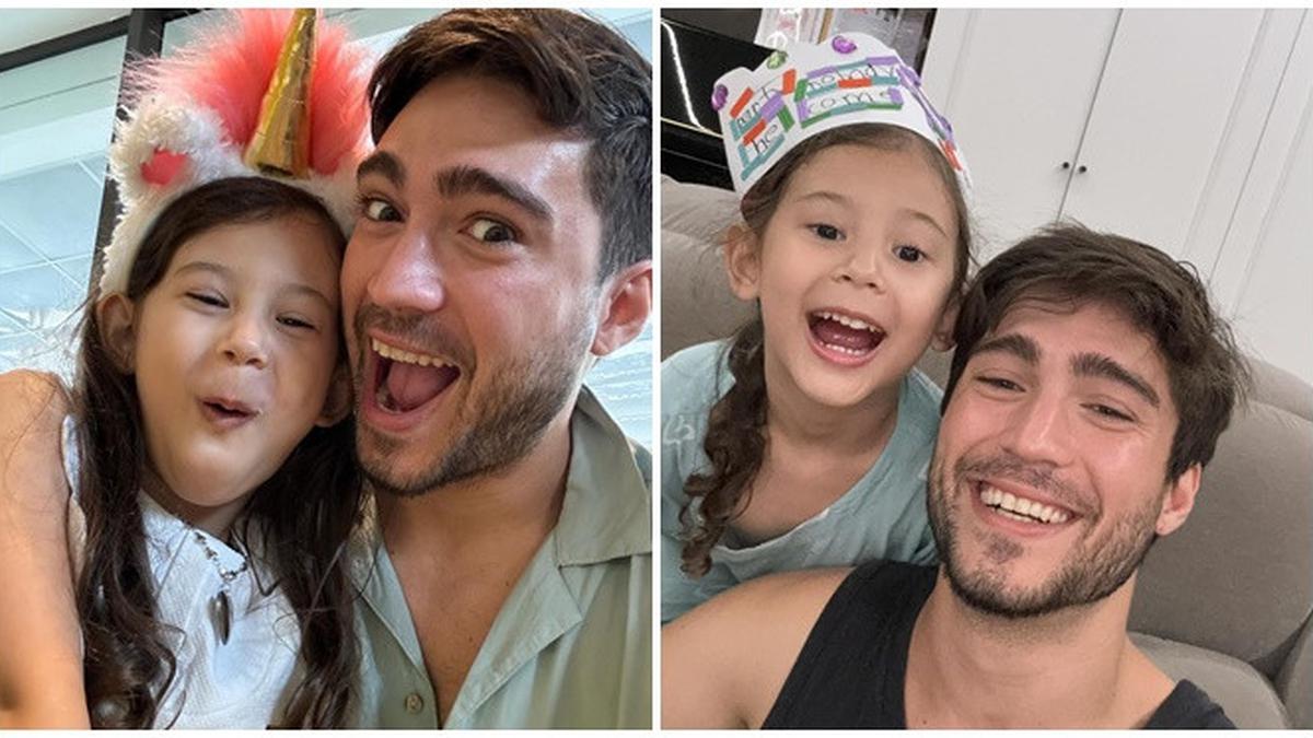 6 Potret Eryck Amaral dan Arabella, Selalu Luangkan Waktu Bertemu Anak