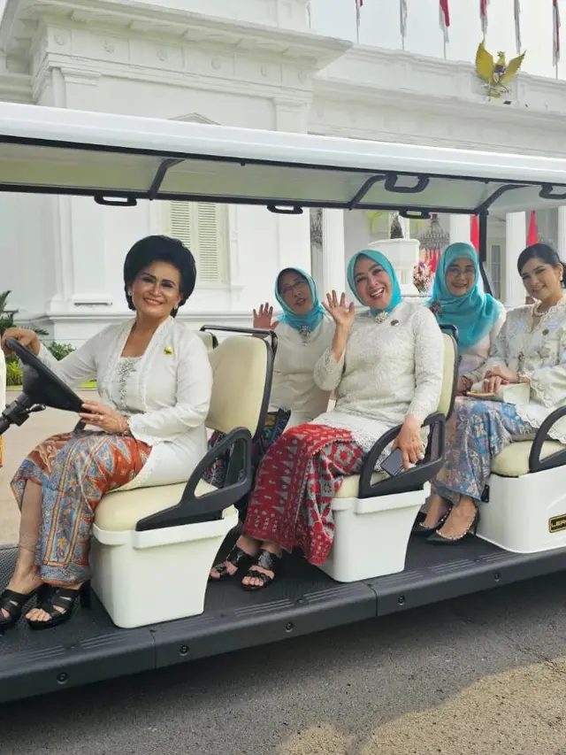 Potret Annisa Yudhoyono Saat Halal Bihalal Bersama OASE Kabinet Indonesia Maju, Foto dengan ...