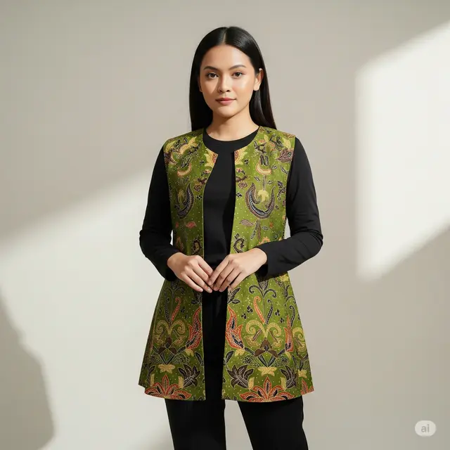 9 Model Outer Batik Lengan Panjang Kekinian, Elegan dan Trendi - Hot ...