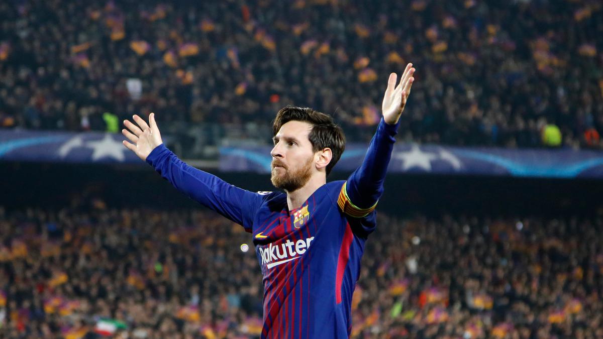 FOTO: Messi Menggila, Barcelona Hajar Chelsea