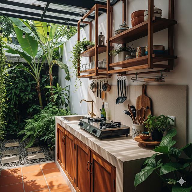 10 Inspirasi Dapur Outdoor Sederhana di Pekarangan Rumah Kecil Tren ...