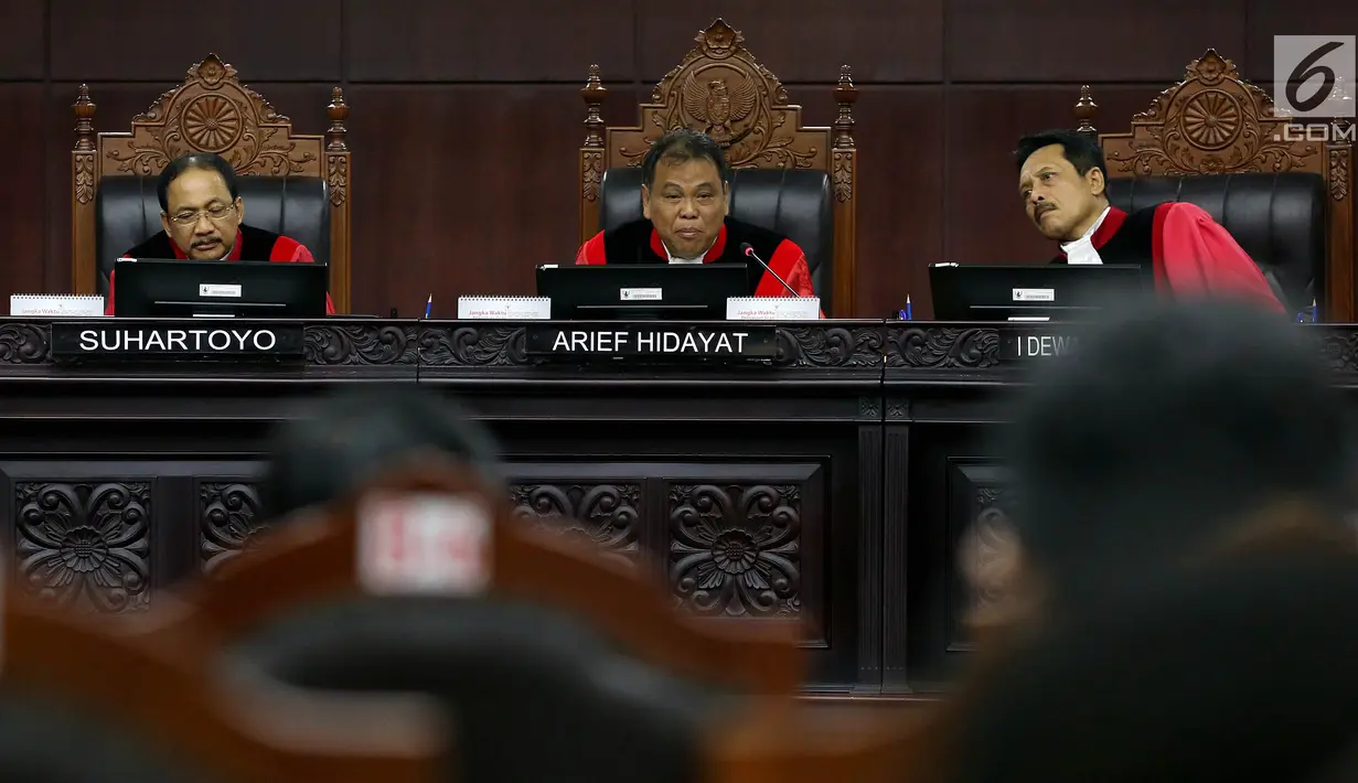 MK Gelar Sidang Perdana Uji Materi Gugatan UU Ormas - Foto Liputan6.com