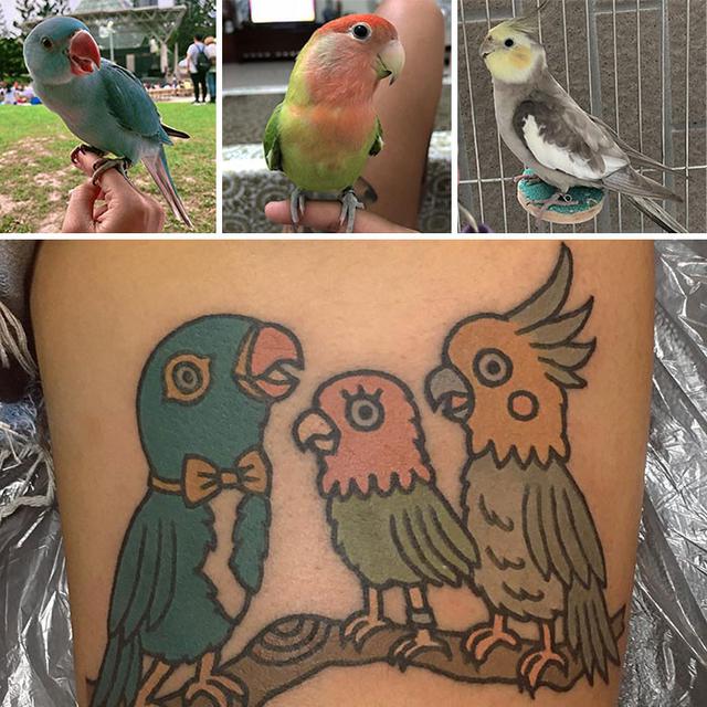 6 Potret Tato Terinspirasi dari Ekspresi Hewan Ini Lucu, Jadi Unik dan ...