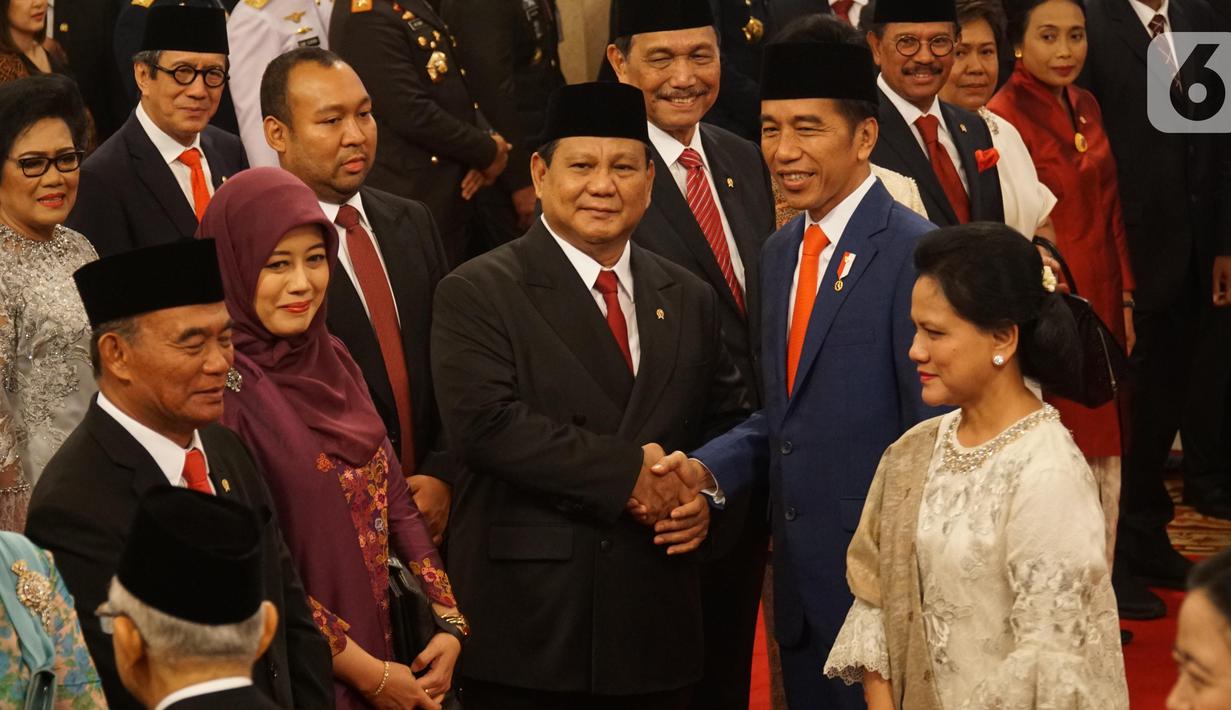 FOTO: Momen Pelantikan Menteri Kabinet Indonesia Maju - Foto Liputan6.com