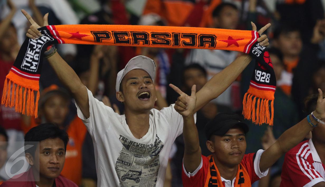 Persija Kalah, Jakmania Tetap Beri Dukungan