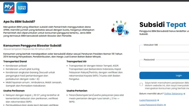 Ketahui Tahapan Pendaftaran Pengguna Baru Subsidi Tepat MyPertamina - Bisnis Liputan6.com