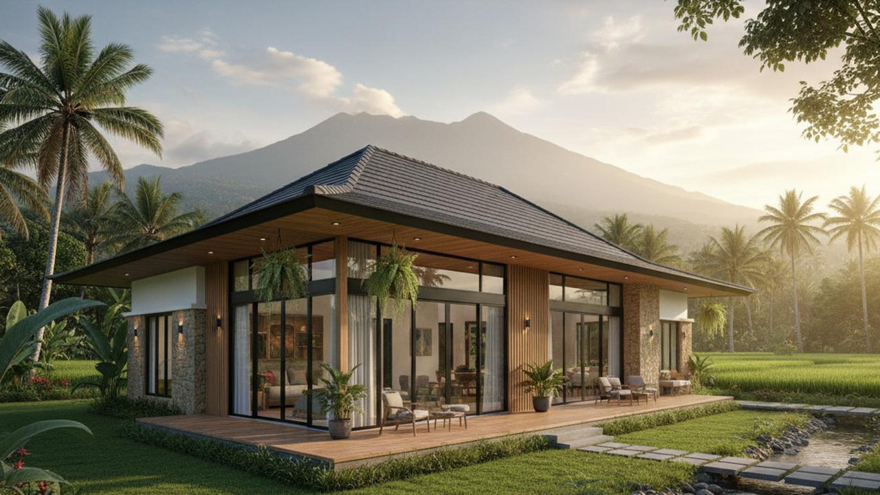 7 Model Rumah Modern yang Sederhana tapi Nyaman di Desa, Perpaduan Gaya ...