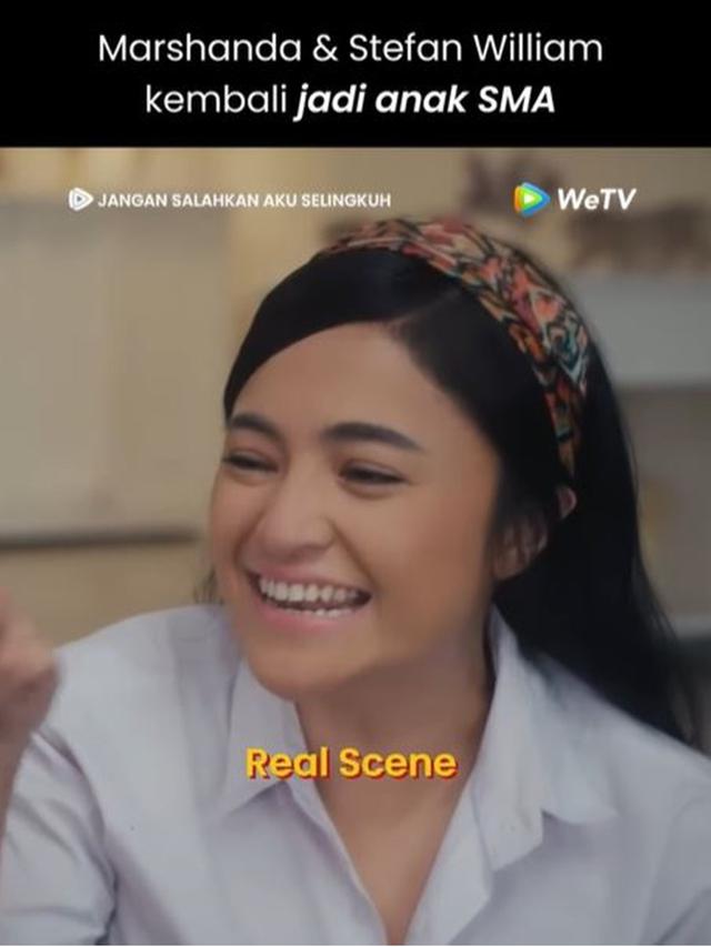 6 Potret Marshanda dan Stefan William Pakai Seragam SMA di Series Baru ...