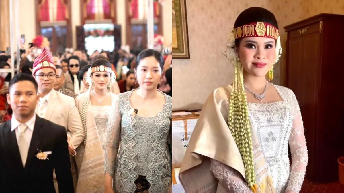 8 Gaya Chen Giovani Mantu Hotman Paris Pakai Ulos-Sortali di Resepsi ...