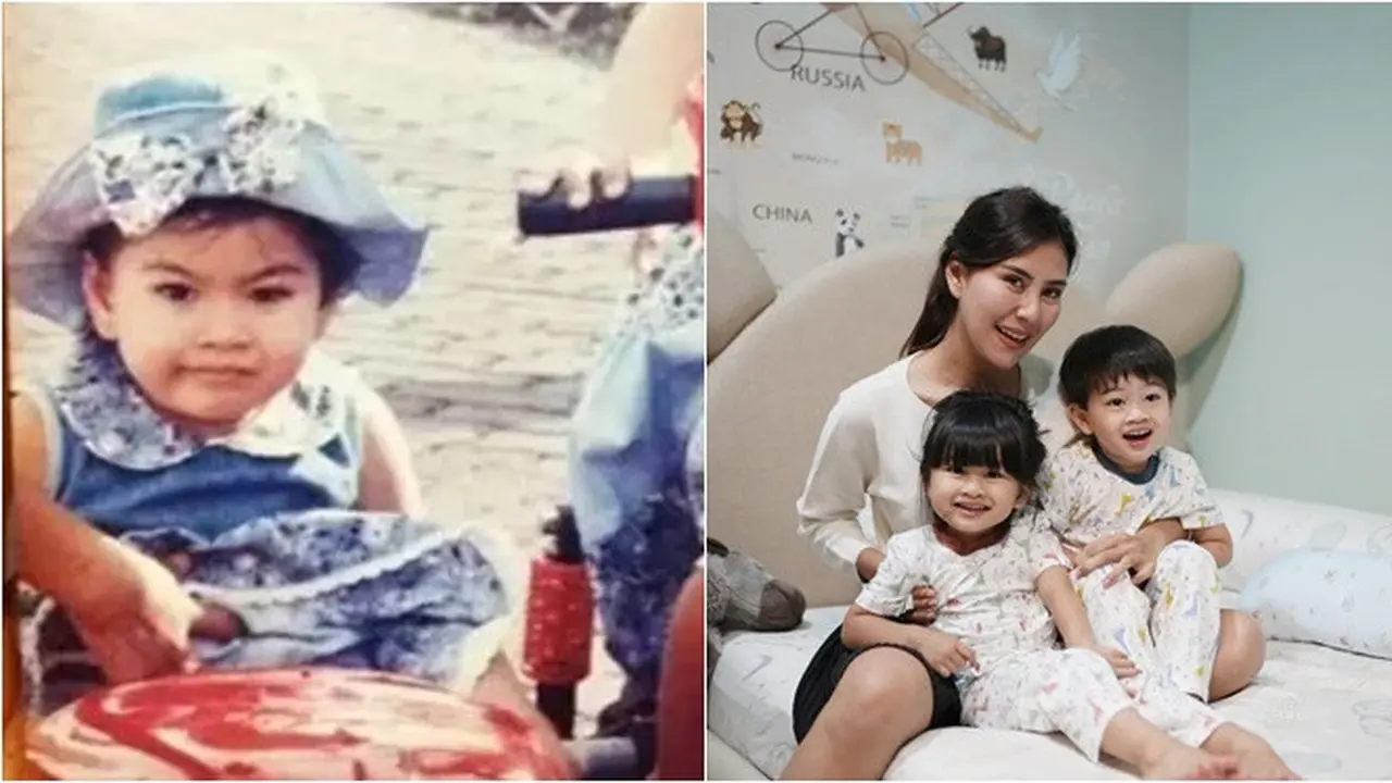 Potret Masa Kecil 6 Artis yang Kini Jadi Ibu Anak Kembar, Manisnya Enggak Luntur - Hot Liputan6.com