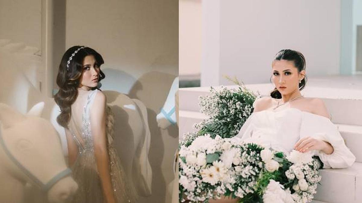 7 Pemotretan Celia Thomas dengan Dress Bernuansa Putih Ini Tampil ...