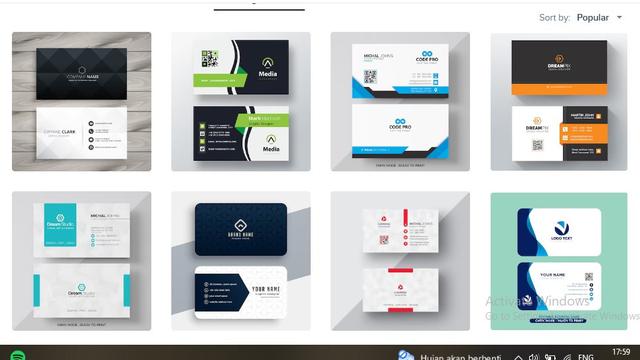 10 Contoh Kartu Nama Pribadi dan Profesional, Lengkap Cara Membuatnya - Hot Liputan6.com