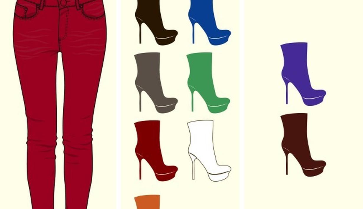 Panduan Memilih Warna Sepatu yang Serasi dengan Warna Celana - Photo ...