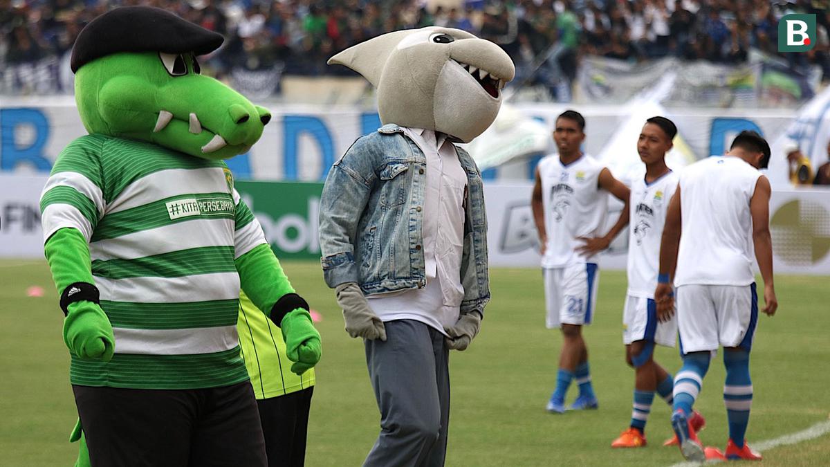 Duo Maskot Persebaya Punya Cara Tersendiri Memperingati Hari Jadi Bajul ...