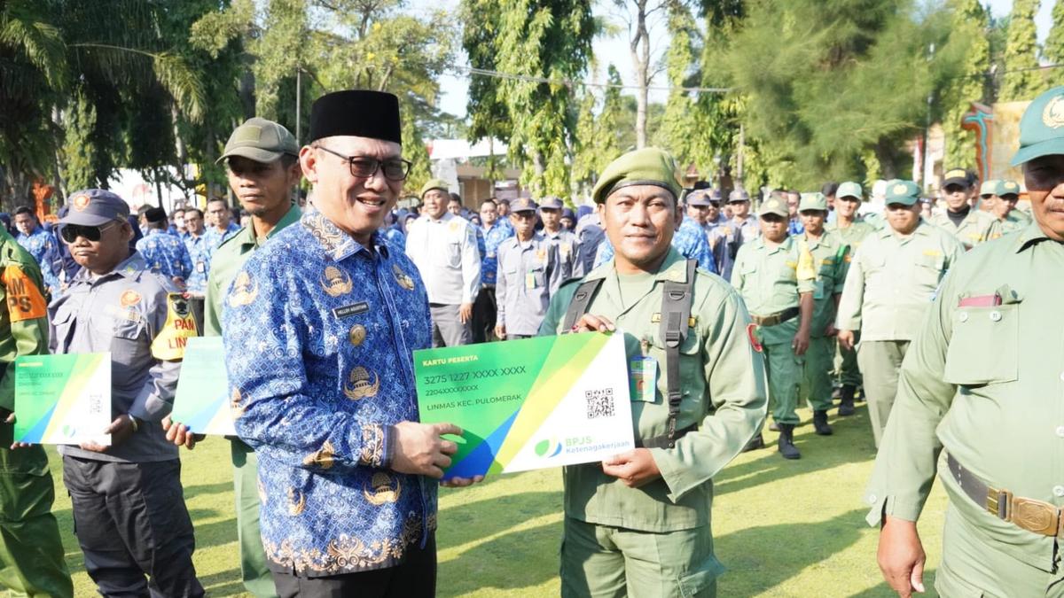 Pemkot Cilegon Berikan Perlindungan BPJS Ketenagakerjaan kepada Linmas ...