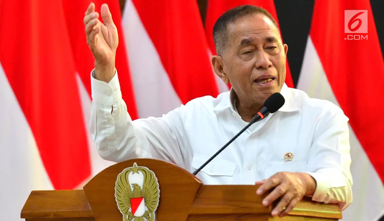 FOTO: Menteri Pertahanan Ingatkan TNI dalam Netralitas Pilpres 2019 ...