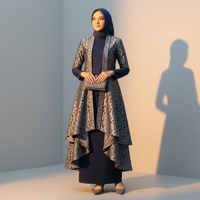 Model Gamis Brokat Kombinasi Cocok untuk Acara Apa? Ini 8 Padu Padan ...