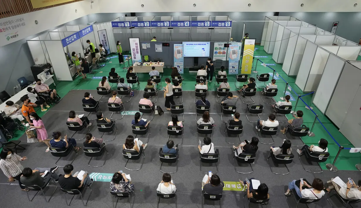 FOTO: Melihat Pusat Vaksinasi Virus Corona COVID-19 di Seoul - Foto ...