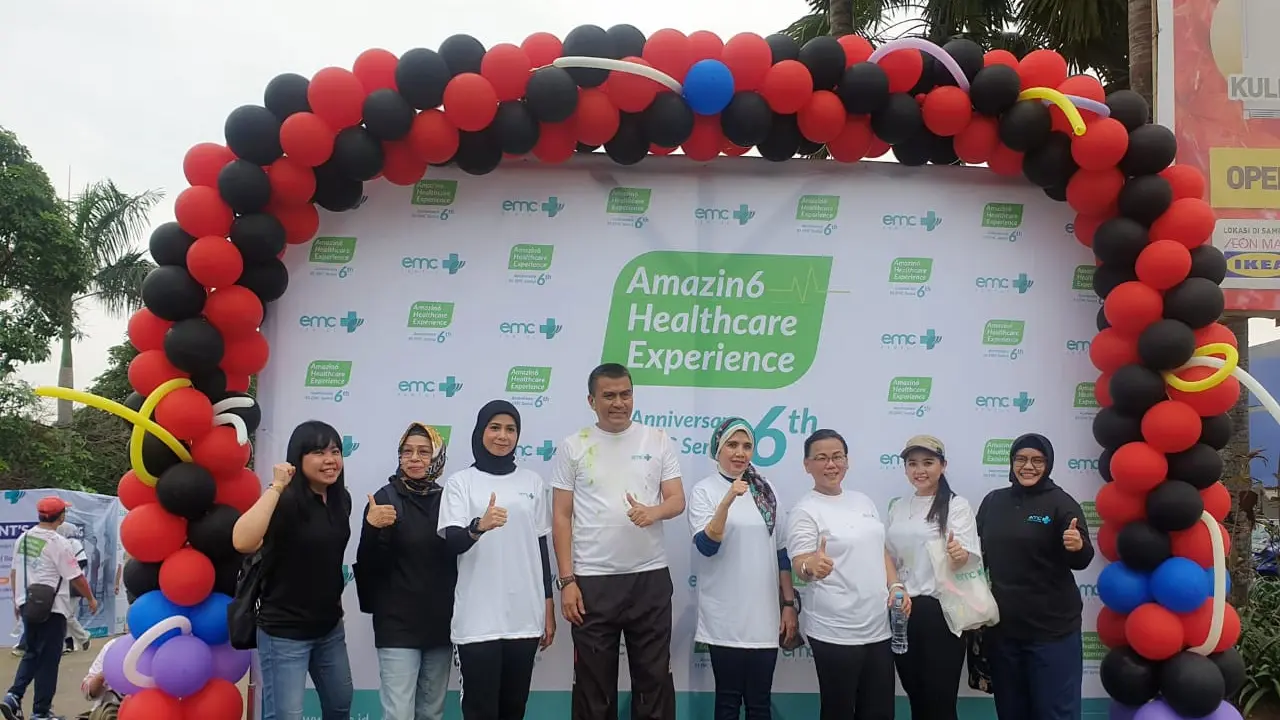 RS EMC Sentul Ajak Masyarakat Hidup Sehat dan Gembira Lewat Colour Run ...