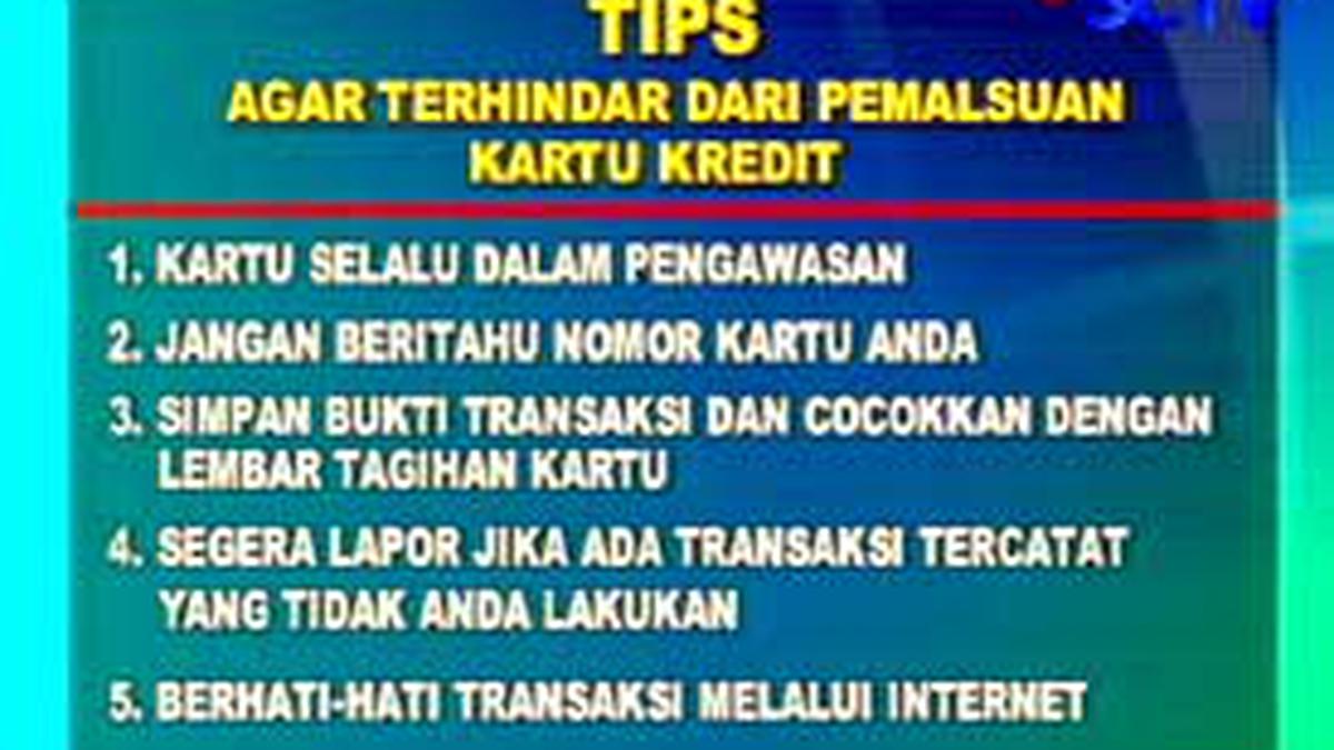 Hati Hati Kartu Kredit Palsu News Liputan Com