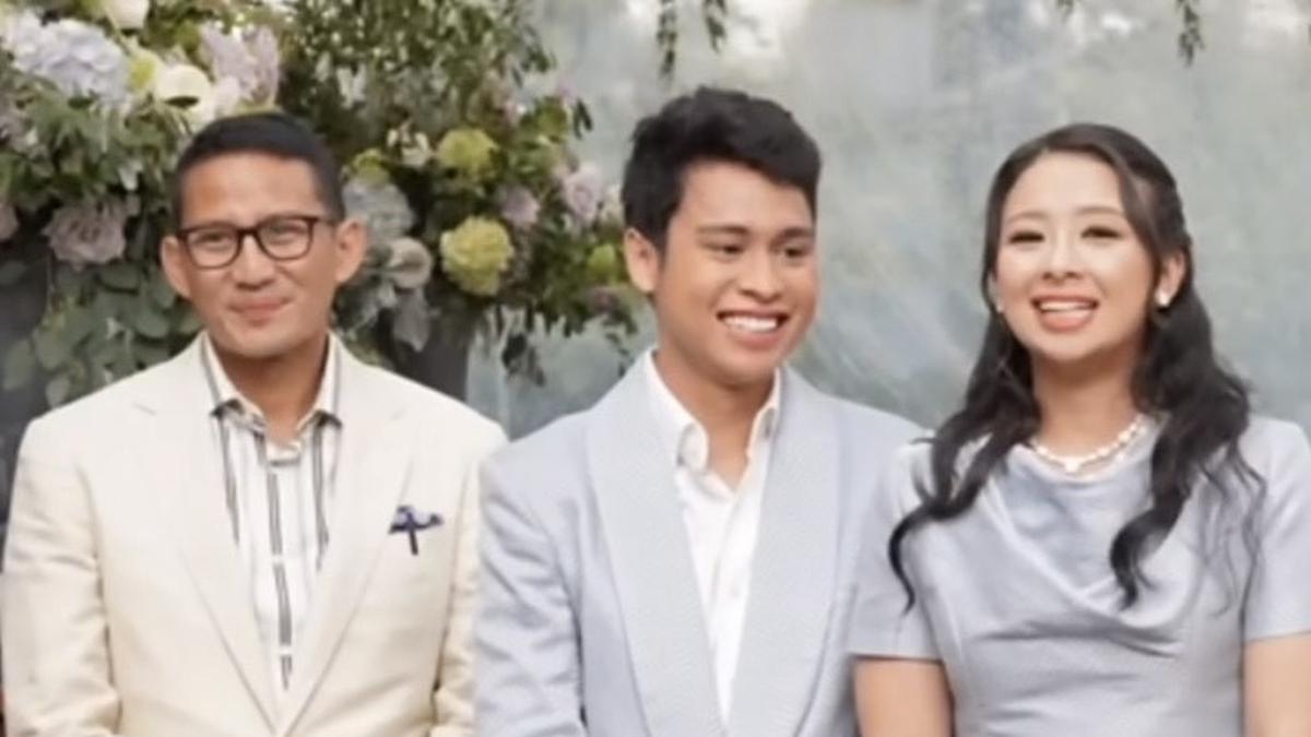 6 Tampilan Sederhana Resepsi Pernikahan Putri Sulung Sandiaga Uno, Atheera Simpel Kenakan Dress ...