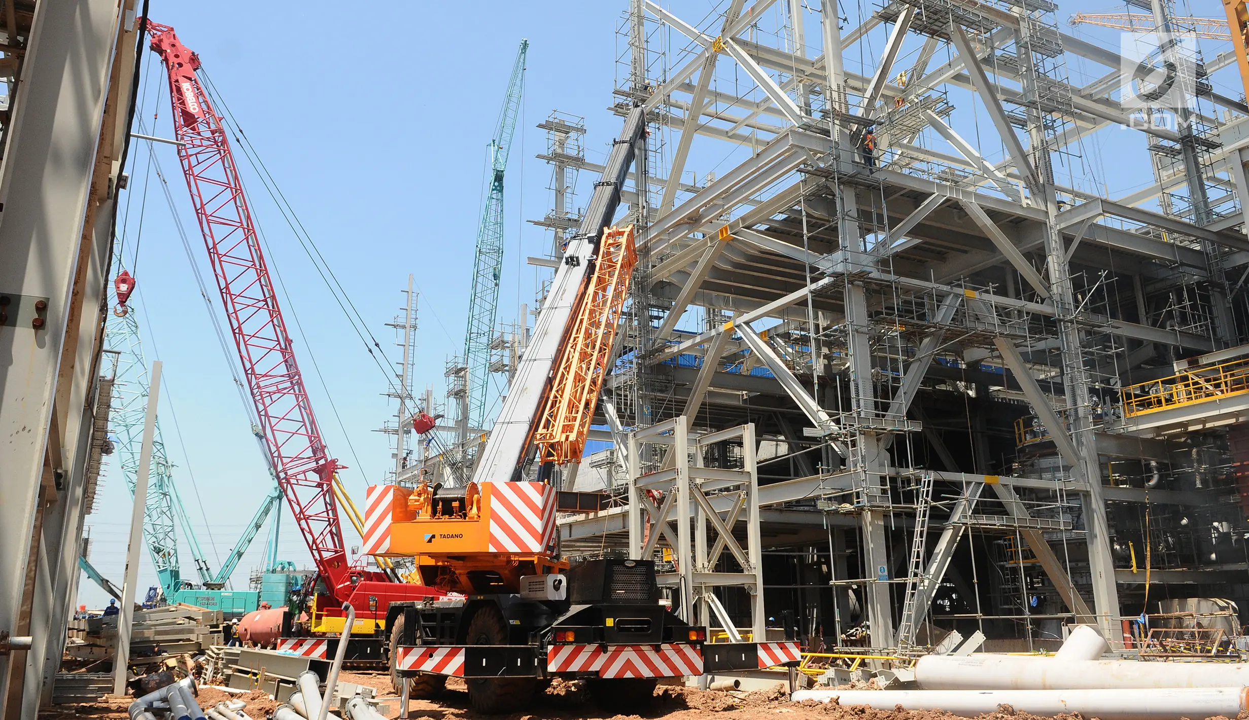 FOTO: Melihat Pembangunan PLTU Lontar 4 yang Siap Beroperasi September ...