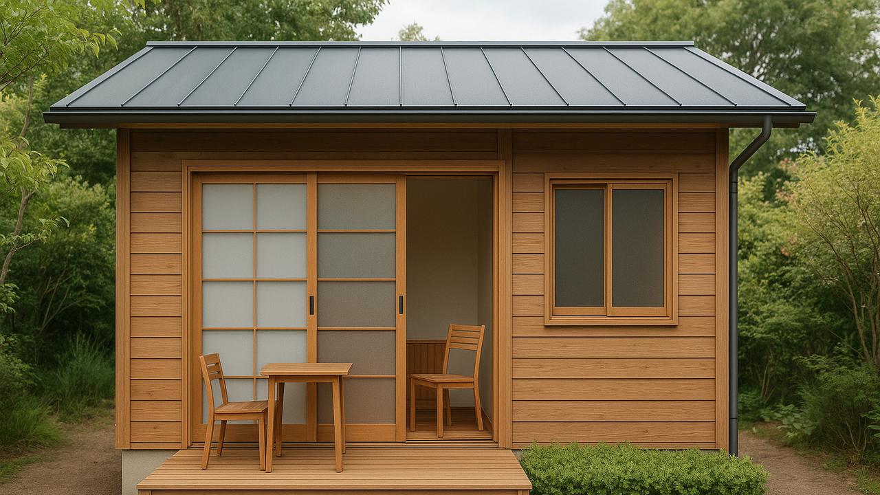 7 Model Rumah Kayu 4x6 Semi Permanen yang Nyaman, Estetik dan Hemat ...