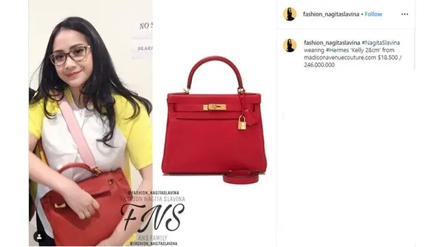 7 Koleksi Tas Mewah Nagita Slavina, Ada yang Capai Harga Rp 1,4 Miliar - Hot Liputan6.com