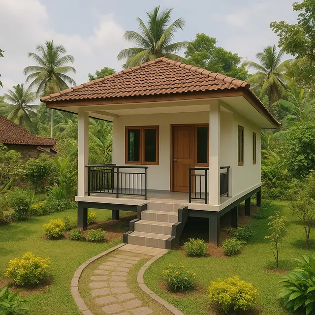 6 Inspirasi Rumah Sederhana Indonesia di Desa dengan Desain Minimalis ...