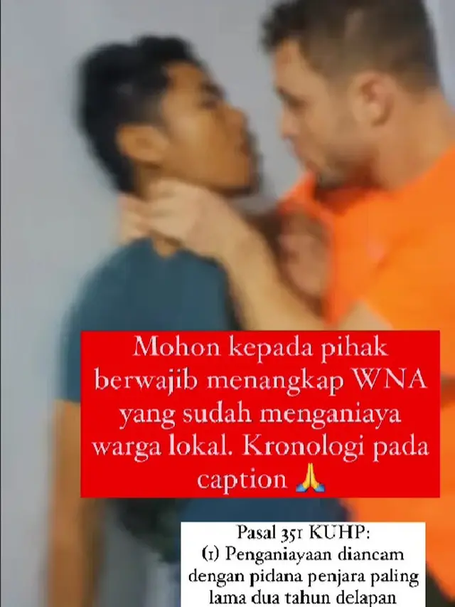 Viral WNA Rusia Aniaya Warga Bali karena Ditegur Parkir Sembarangan ...
