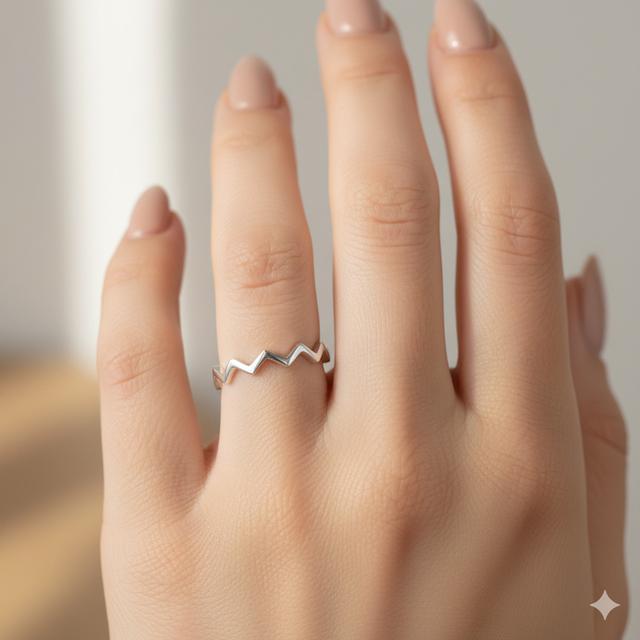 7 Cincin Model Zigzag yang Sedang Tren, Desain Unik untuk Gaya Elegan 2025