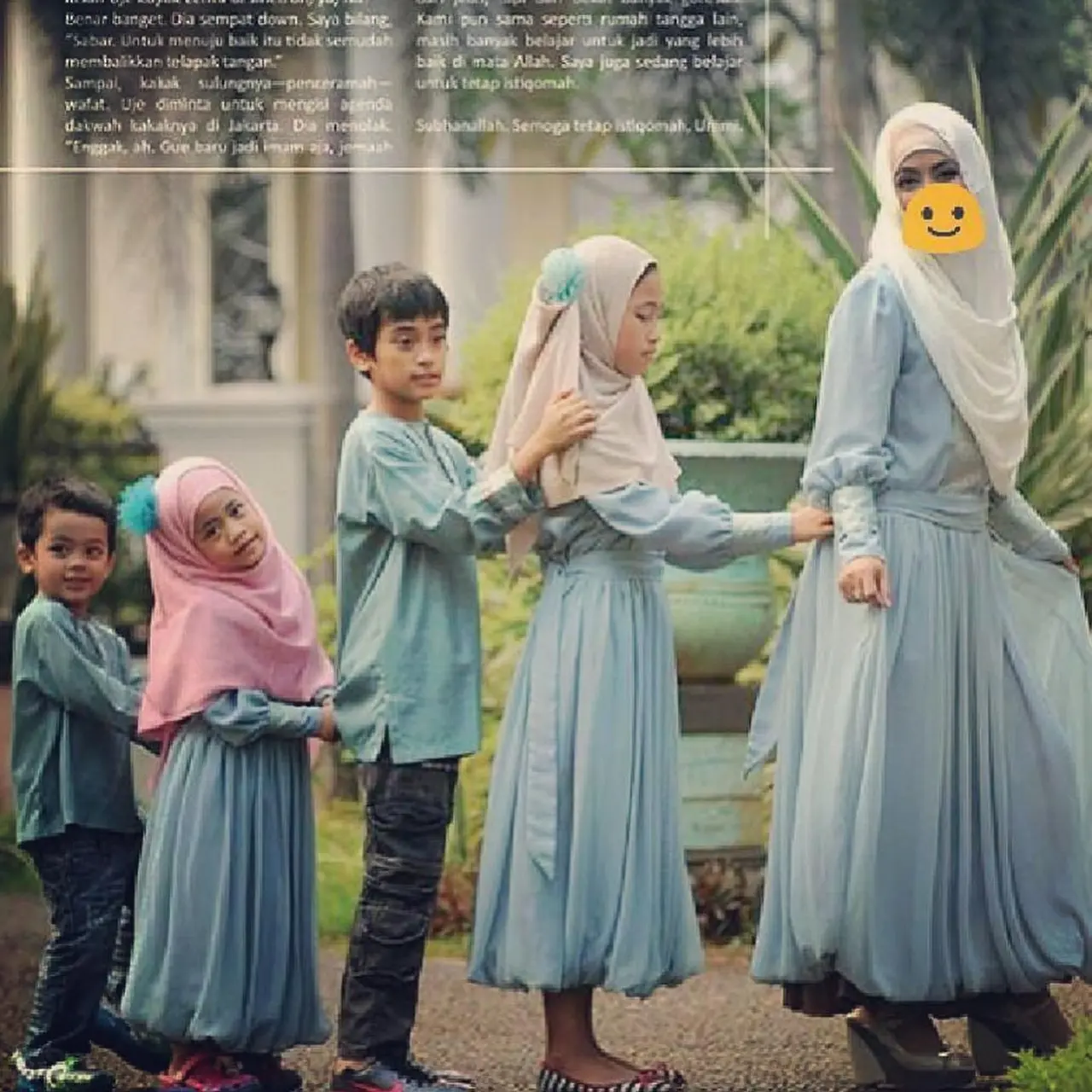 6 Transformasi Kebersamaan Umi Pipik dan Empat Anaknya, Resmi Lepas Adiba Menikah - Hot Liputan6.com