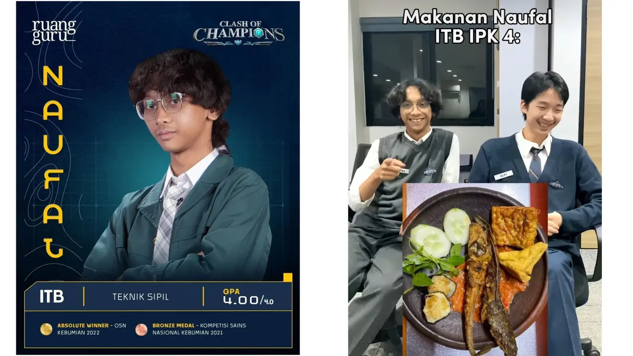 Keajaiban Tak Terduga Pecel Lele di Balik IPK Sempurna 4.0 Naufal Clash ...