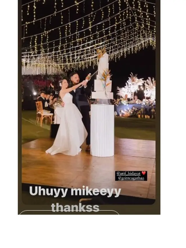 11 Tahun Berpacaran, Ini 10 Momen Pernikahan Gritte Agatha dan Arif Hidayat - Hot Liputan6.com