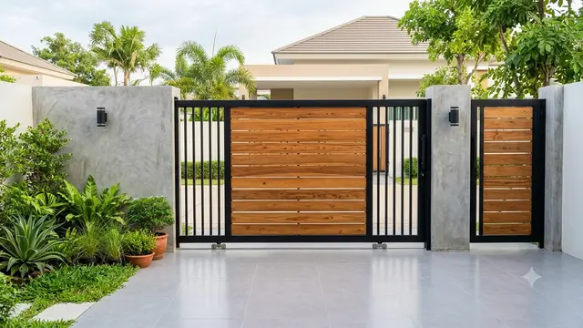 7 Inspirasi Gerbang Rumah Sederhana yang Tetap Terlihat Elegan untuk ...