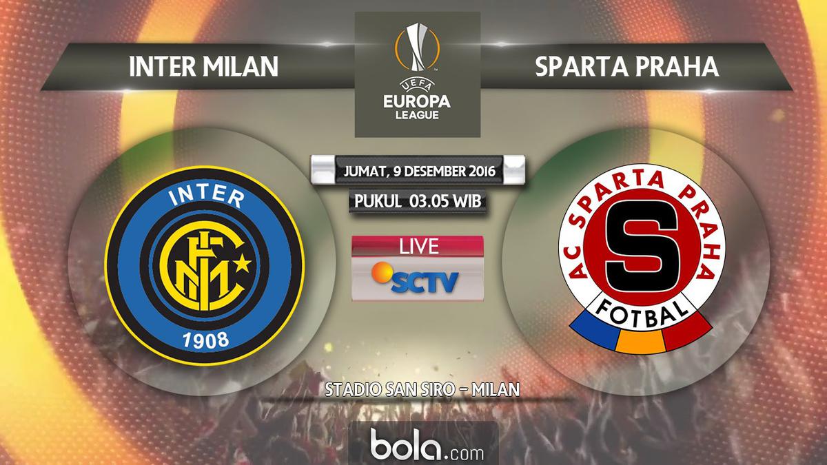 Saksikan Live Steraming Inter Milan Vs Sparta Praha di Bola.com - Dunia Bola.com