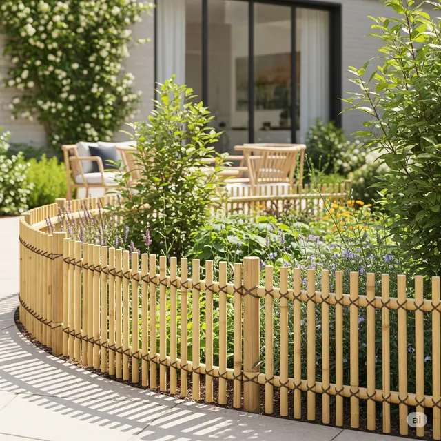 7 Model Pagar Rumah Sederhana Tapi Cantik dari Bambu untuk Hunian Modern