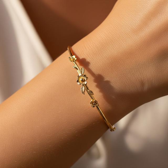 7 Model Gelang Emas 2 Gram Tanpa Kunci Sambungan untuk Tampil Praktis ...